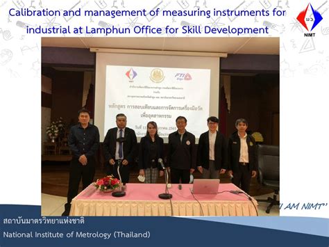 Lamphun Office For Skill Development National Institute Of Metrology Thailand