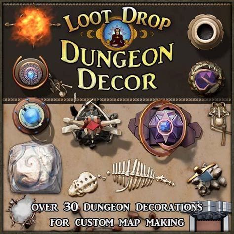 Loot Drop Dungeon Decor Roll20 Marketplace Digital Goods For