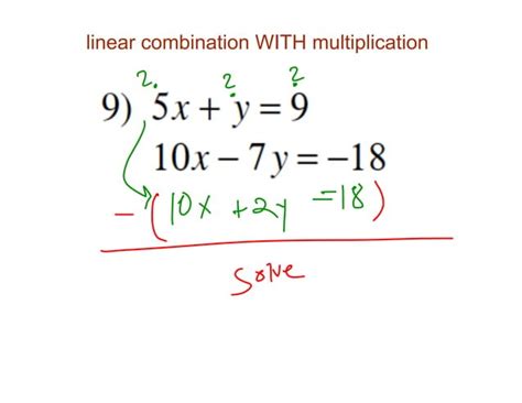 Alg1 8 3 Linear Combination PPT