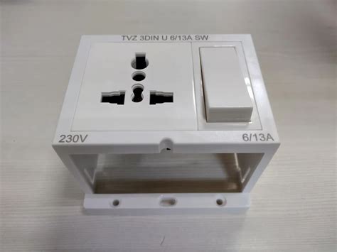 Teknic Abs Din Rail Mounted Socket Color Coated Electrical At ₹ 425 Teknic Abs Din Rail Mounted Socket Color Coated Electrical At ₹ 425