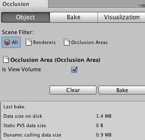 Unity Manual Occlusion Culling Pro Only