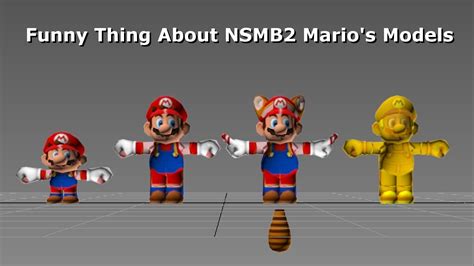 Funny Thing About Nsmb2 Marios Models Youtube