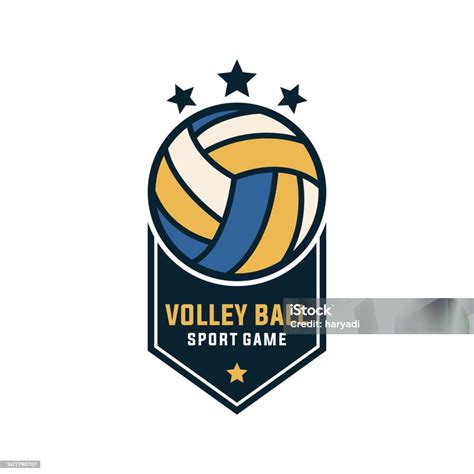 배구 배지 벡터 템플릿 엠블럼 배지 패치 스타일의 스포츠 발리 그래픽 일러스트레이션 Championship에 대한 스톡 벡터 아트 및 기타 이미지 Championship