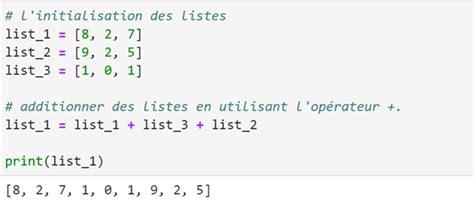 Python Comment Comparer Ou Fusionner Des Listes Tutoriel Python