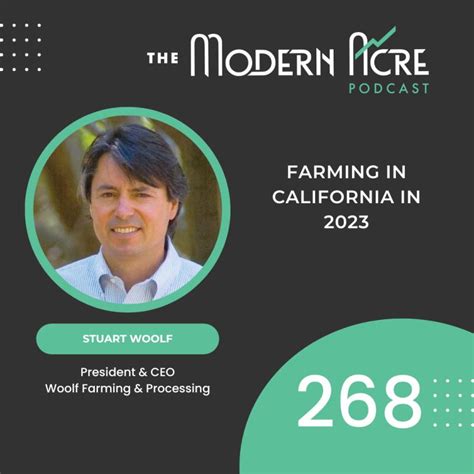 268 Farming In California In 2023 With Stuart Woolf President And Ceo