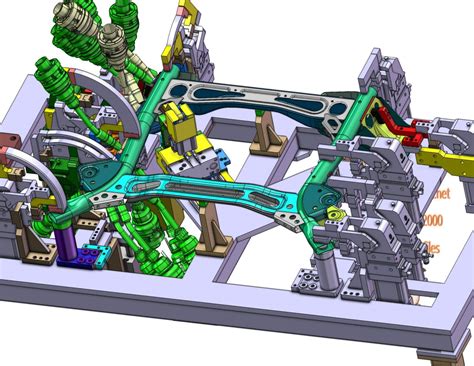 Industrial 3d Model Welded Frame Fixture Machine World