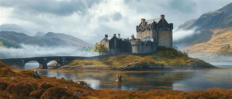 Historic Scottish Highlands Castle Stay With Scenic Views Premium Ai