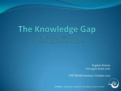 The Knowledge Gap