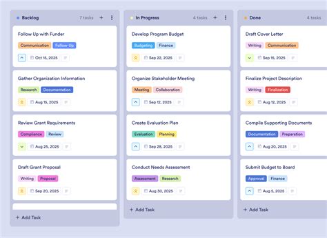 Grant Tracking Template Jotform