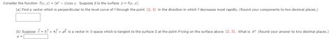 Solved Consider The Function F X Y Ex X Cos Y Chegg Com