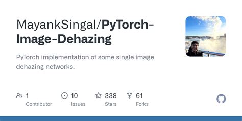pytorch image dehazing dataloader py at master · mayanksingal pytorch