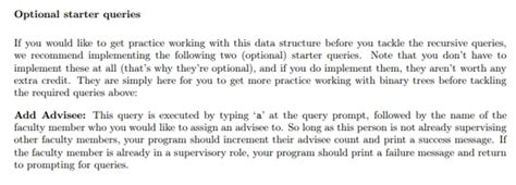 Binary Search Tree Query Implementation In C Sample Solution