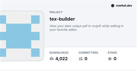 Tex Builder Ecosystem Directory Marketdev