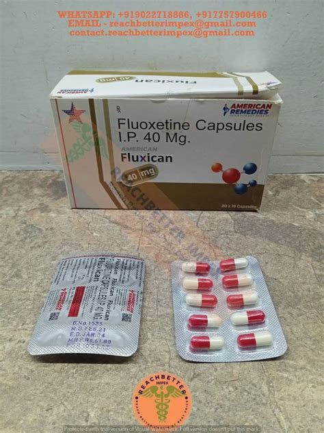 Fluoxetine Capsules Ip At ₹ 30stripe Fluoxetine Capsule In Nagpur