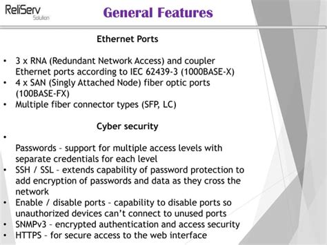 Ruggedcom Rsg909r Compact Switch Ppt