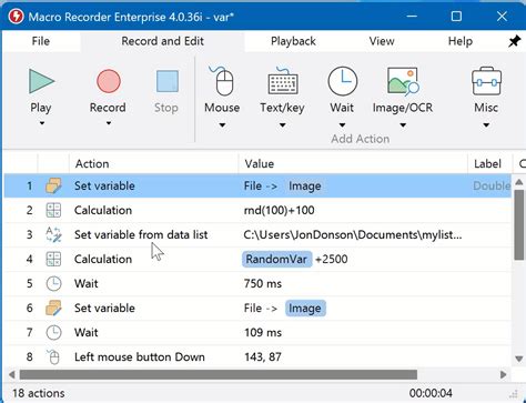 Macro Recorder Editing Macros