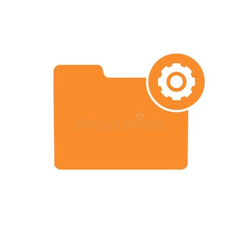 Configuration Folder Gear Options Preferences Settings Tool Icon Stock