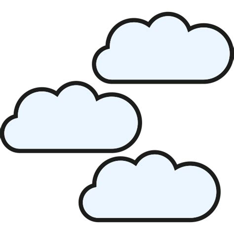 Cloudy Day Generic Outline Color Icon