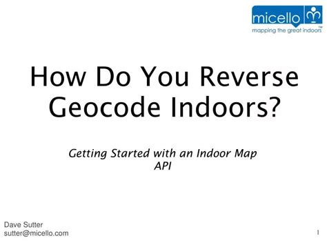 PPT How Do You Reverse Geocode Indoors PowerPoint Presentation Free