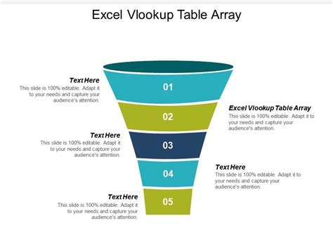 Excel Vlookup Table Array Ppt Powerpoint Presentation Gallery Design Ideas Cpb Powerpoint
