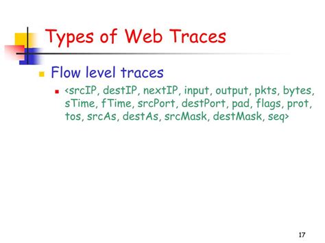 Ppt Mining The Web Traces Workload Characterization Performance Diagnosis And Applications