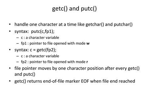 File Handling In C Programming For Beginners Ppt