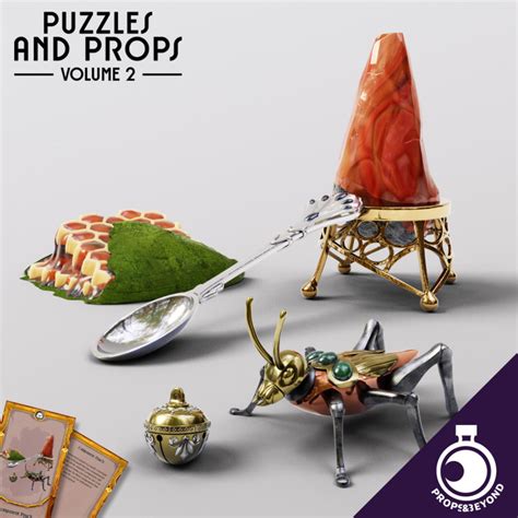 3d printable magic components set by propsandbeyond