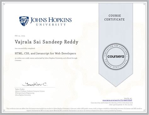 Webdevelopment Html Css Javascript Coursera Vajrala Sai Sandeep Reddy