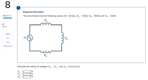 solved required information the circuit below has the