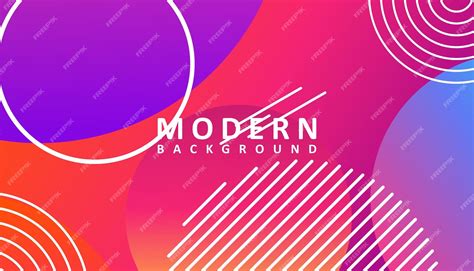 Premium Vector Abstract Modern Colorful Gradient Background Design