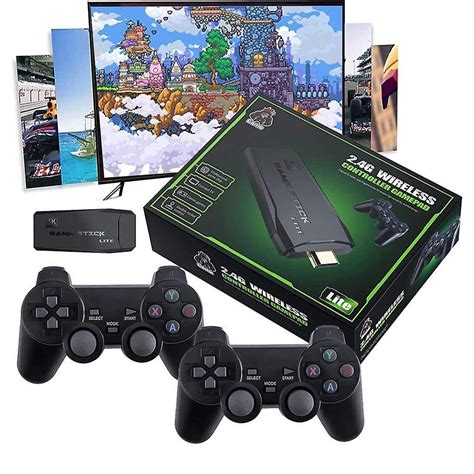 24g Wireless Controller Game Pad Tv Video Game Stick Mobicaps