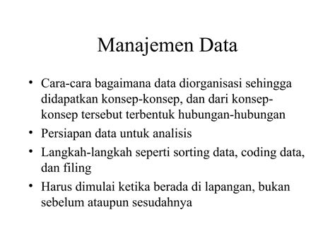 Manajemen Data Kesehatan PPT