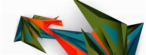 Geometric Vector Abstract Background Design Stock Illustration Illustration Of Form Funky