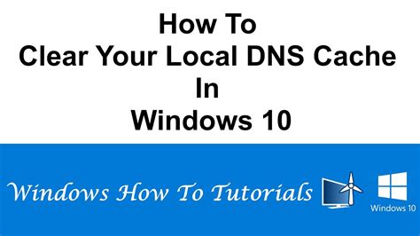 How To Clear Your Local DNS Cache In Windows YouTube