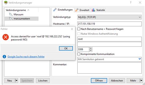 Heidisql Not Connection To Right Hostname