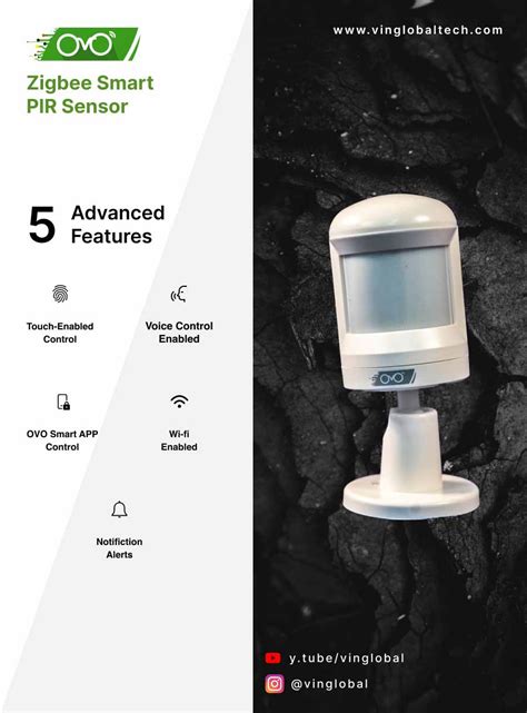 Ovo Zigbee Pir Sensor Vin Global Technologies