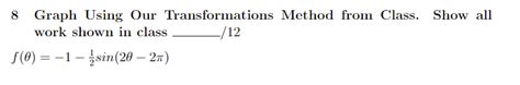 solved 8 graph using our transformations method from class