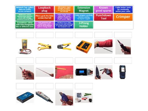 Chapter PC Networking Tool Practice Match Up