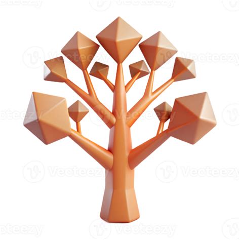 Fascinating Dramatic Coastal Abstract Tree With Geometric Branches Clean Lines Flat Color