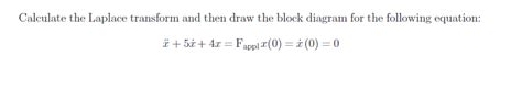Solved Calculate The Laplace Transform And Then Draw The