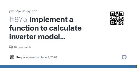 Implement A Function To Calculate Inverter Model Parameters Issue Pvlib Pvlib Python