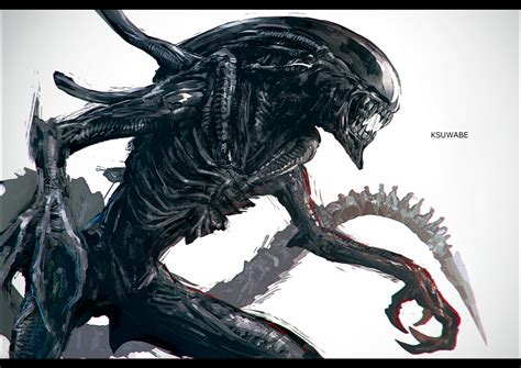 Xenomorph Alien And More Drawn By K Suwabe Danbooru