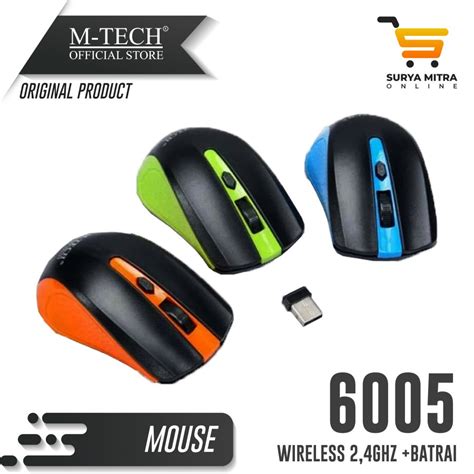Jual M Tech Mouse Wireless 6005 Shopee Indonesia