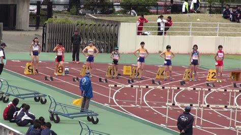 2017 茨城県高校総体陸上 女子100mh決勝 Youtube