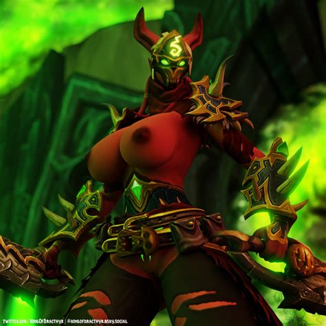 Rule 34 3d Blizzard Entertainment Breasts Draenei Draenei Female Eredar Eredar Female