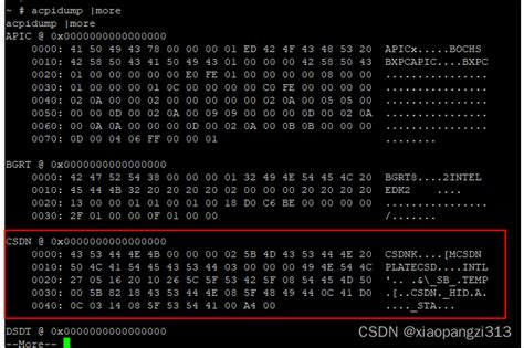 uefi 基础教程 （十六） acpi 简单使用 asl文件 csdn博客