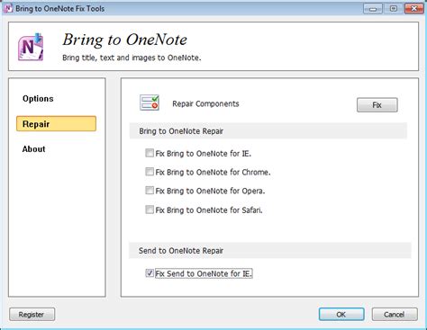 Send To OneNote Fix Tool Office OneNote Gem Add Ins