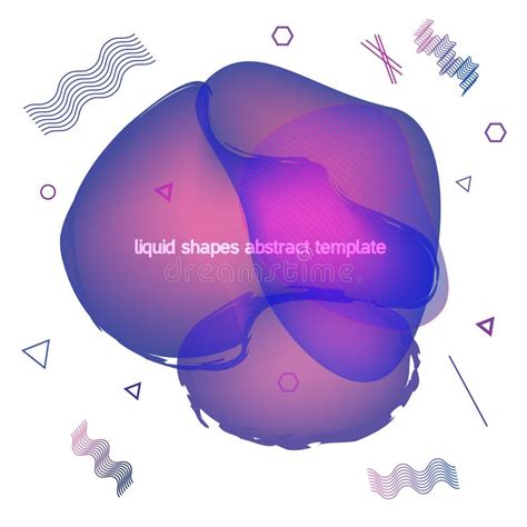 Fluid Dynamic Shapes Vector Design Stock Vector Illustration Of Graphic Geometric 131460216