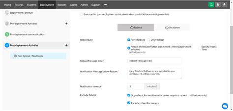 Flexible Deployment Policies Manageengine Patch Manager Plus