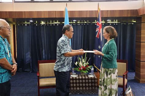 New Australian Ambassador To Fsm Presents Credentials Strengthening